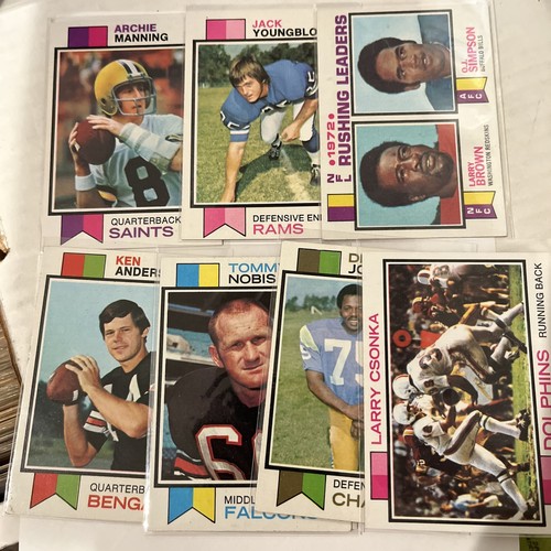 1973 Topps football complete set 1-528 Stabler,Harris Rookie Stars ...