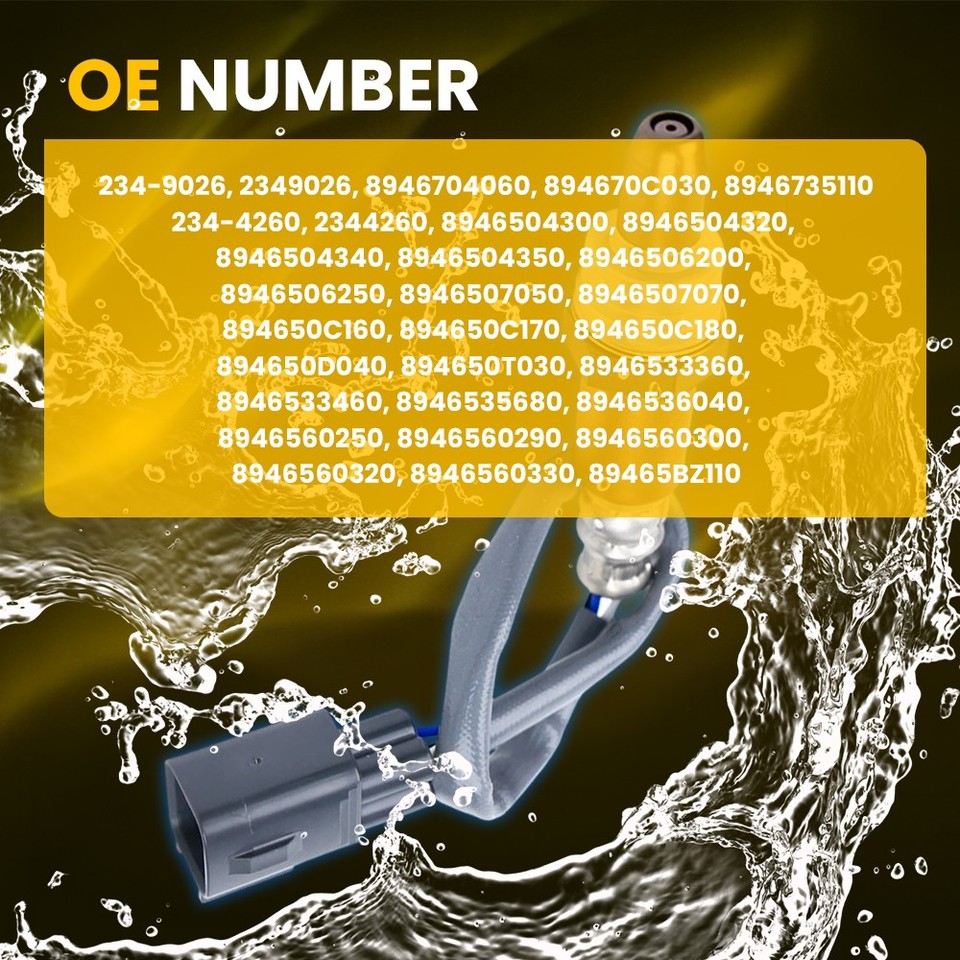 4X Up+Downstream Oxygen Sensor Fit Toyota Tundra 4.0L 4.6L 4.7L 5.7L ...