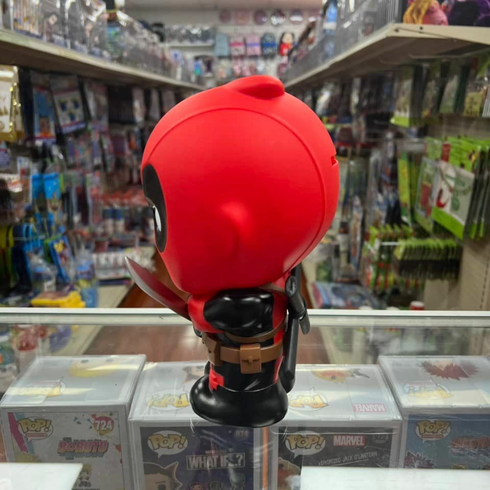 Super Cute MARVEL DEADPOOL Figural Bank Vinyl Figure Bust Coin Bank ...