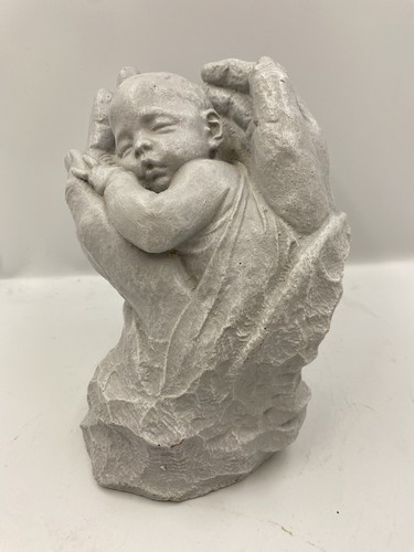 Rare Hands with Newborn Figure Hands Carrying Baby Sculpture Loving ...