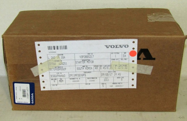 OEM 3l Volvo Penta Starter 3885317 for sale online | eBay