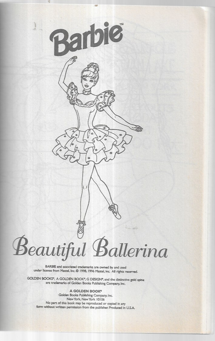 Barbie Ballet Coloring Pages