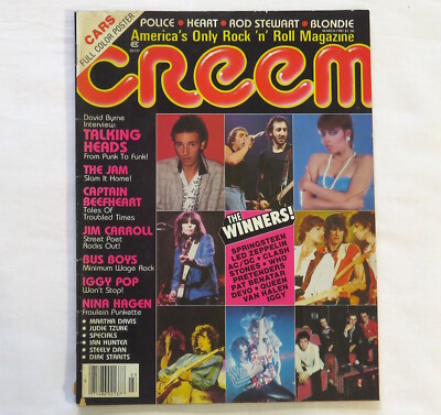 Creem Magazine March 1981 Rock Music The Cars Centerfold Lennon Tribute ...