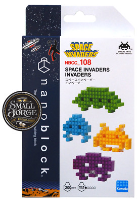 Nanoblock, SPACE INVADERS - INVADERS, NBCC-108, 200 Pieces, Level 1 ...