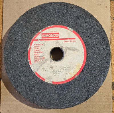 Simonds 10" x 1" x 1-1/4" Bench Pedestal Grinding Wheel | eBay
