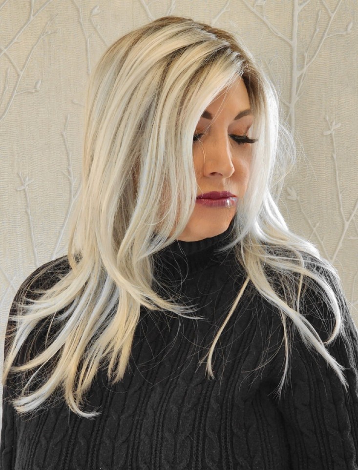 LOCKLAN WIG Estetica 100% HAND-TIED HIGH SOCIETY COLOR IN SILVERSUNRT8 ...