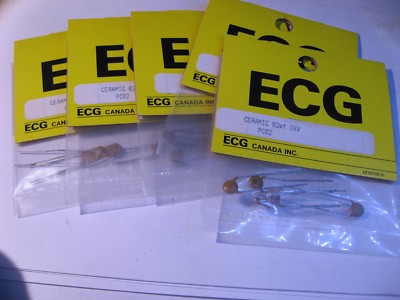 ECG PC82 Capacitor Ceramic Disc 82pF 1000V 1KV General Purpose - NOS ...