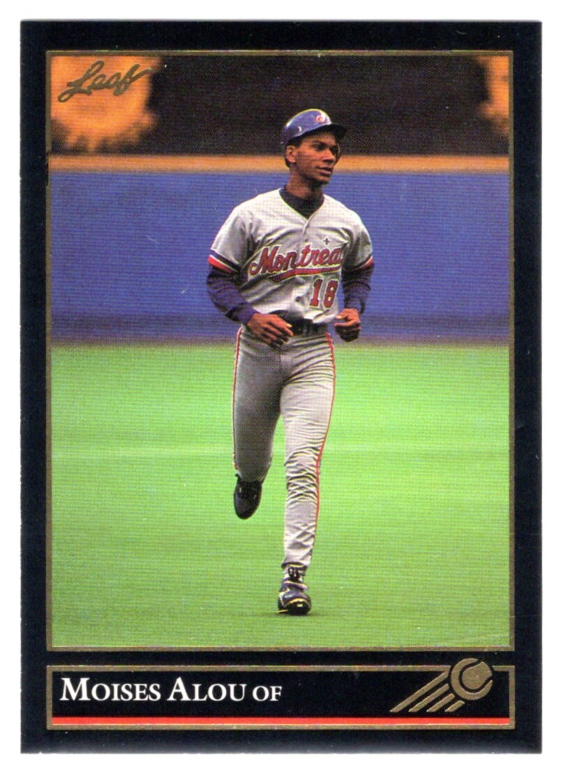 MOISES ALOU EXPOS RC 1992 LEAF SERIES 2 #426 - BLACK GOLD SP!! | eBay