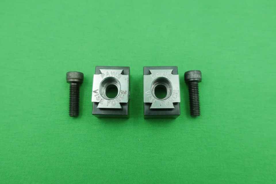 Paws Workholding Paws Vise Force VF0 Smooth Jaw Force Wedge Clamp Pair ...