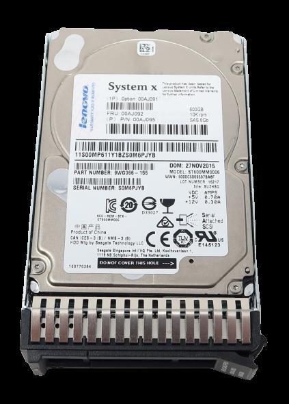 IBM 00AJ092 00AJ091 600GB 10K SAS 2.5 G3HS Hard Drive | eBay