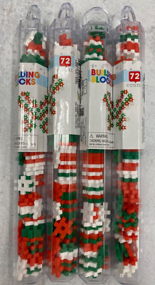 Lot of 4 (72/tube) Hashtag Building Blocks Teaching Supply Manipulative ...