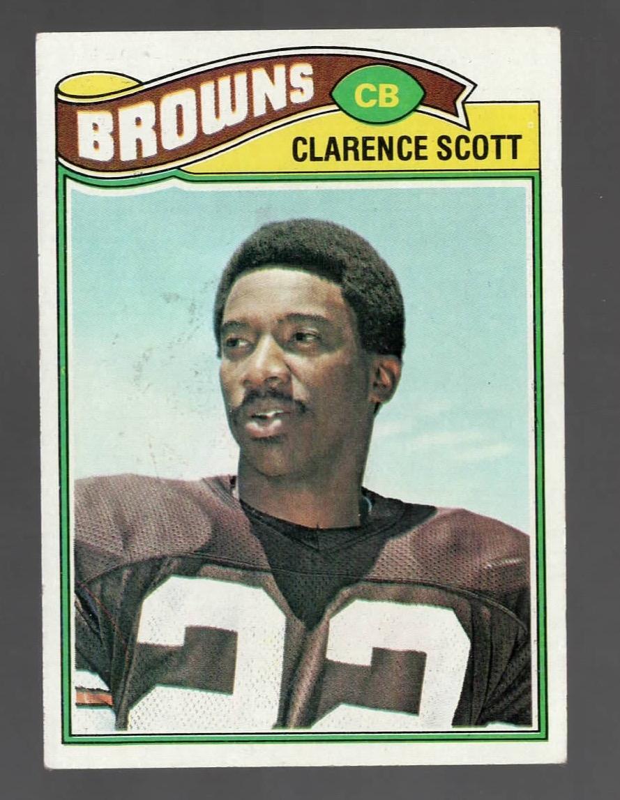 1977 Topps Clarence Scott Cleveland Browns #238 Excellent | eBay