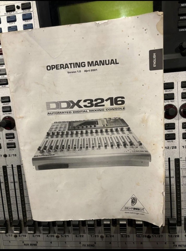 Behringer DDX3216 32-CH 16-Bus Digital Mixing Console CG003SL | eBay