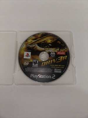 Driver 3/Driv3r Video Game (Sony PlayStation 2/PS2, 2004) Disc Only ...