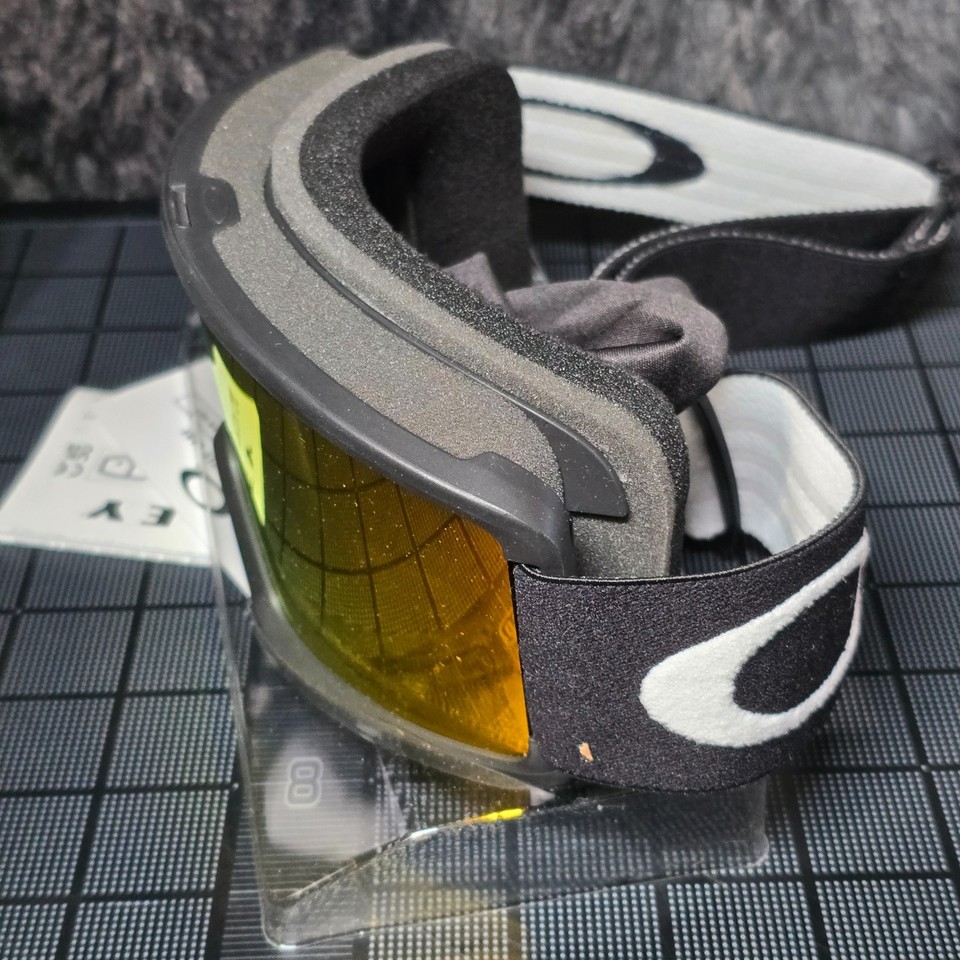 Oakley Target Line S Snow Goggles Matte Black Fire Iridium New Box ...