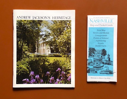 Vintage Nashville Map, Andrew Jackson Hermitage Guidebook / 1980’s | eBay