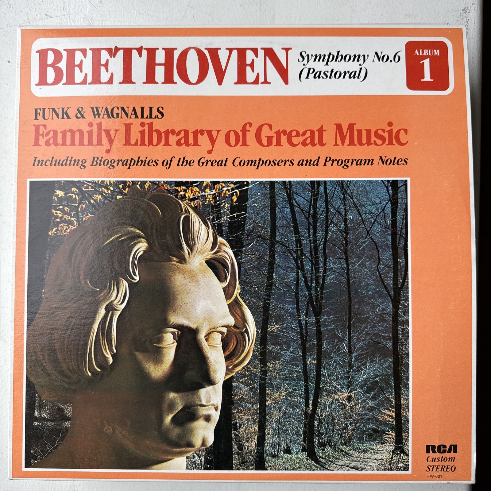 Funk & Wagnalls Family Library Of Great Music Album 1 Beethoven 1984 ...