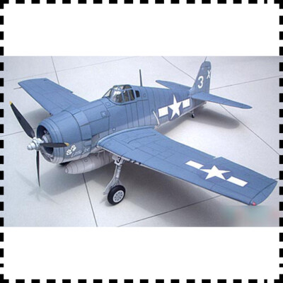 1:32 Scale MODEL KIT For US F6F-5N Hellcat Fighter DIY Handcraft PAPER ...