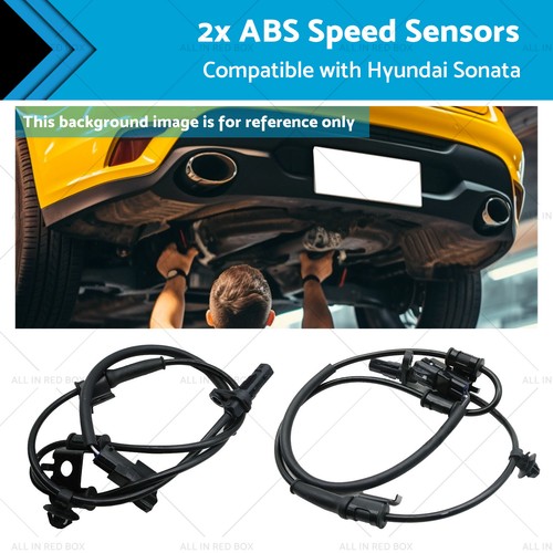 2x ABS Speed Sensors Front Left&Right Side Suitable for 11-14 Hyundai ...