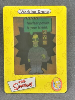 2000 Artbox The Simpsons FilmCardz #3 Working Drone Homer Simpson ^vQ ...
