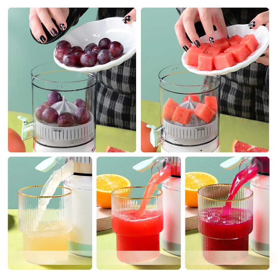 Portable USB Mini Electric Juicer Mixer Extractors Rechargeable Blender ...