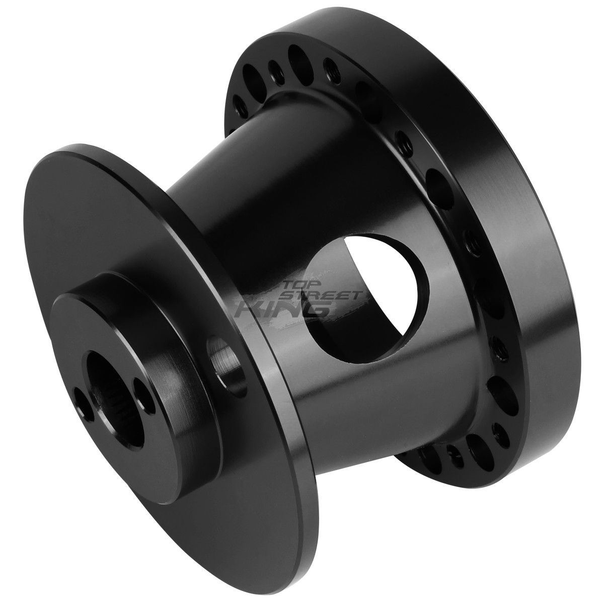 BLACK ALUMINUM 70/74mm STEERING WHEEL HUB ADAPTOR FOR MAZDA/MIATA/RX-7 ...
