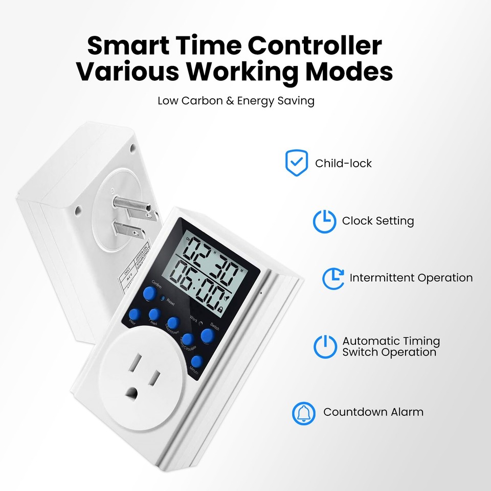 1/2 HP Pond Aerator Pump Weighted Airline Diffuser Timer Aeration ...