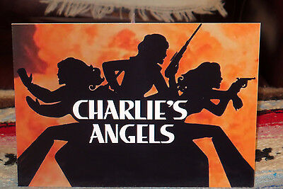 Charlies Angels 1970's TV Series Poster Tabletop Display Standee 10 1/2 ...