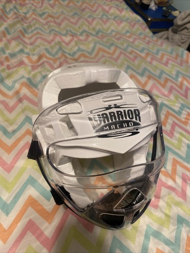 Warrior By Macho MMA Sparring Martial Arts Helmet with Face Shield Mask ...