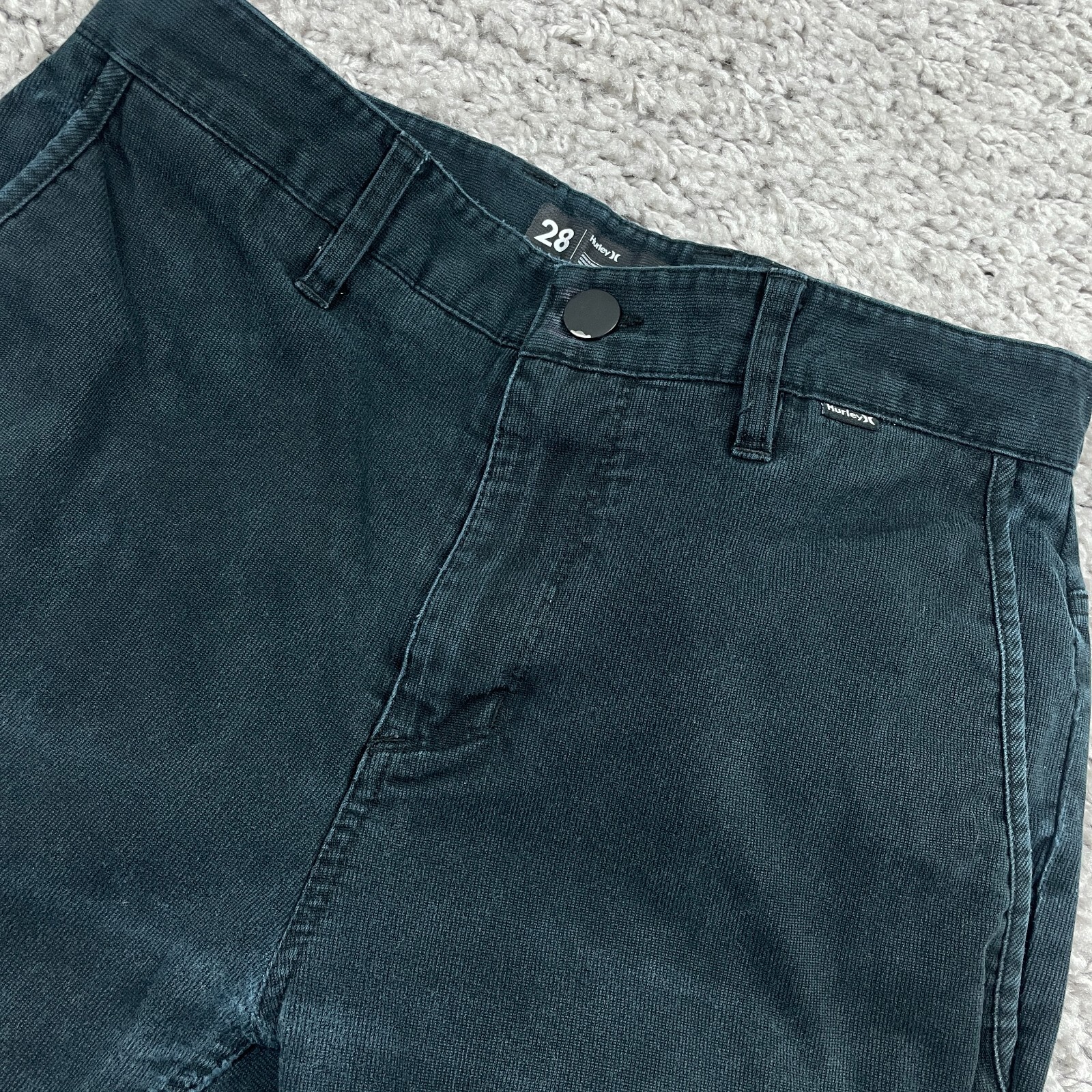 Hurley X Roland Sands Design Pants Men's Size 28 Navy Blue Slim Fit Zip ...