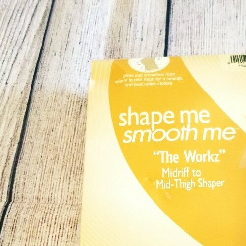 Shape Me Smooth Me "The Workz" Midriff to Mid-thigh Shaper Nude Large ...