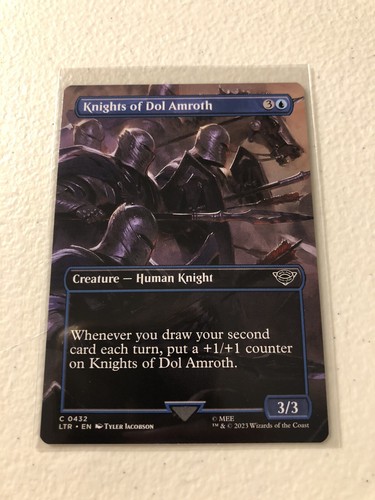 Knights Of Dol Amroth Borderless NON Foil Lord Of The Rings LTR MTG ...