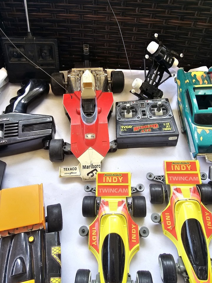 Vintage Rc Toys Lot Tyco,record Brothers For Parts Or Repair Untested ...