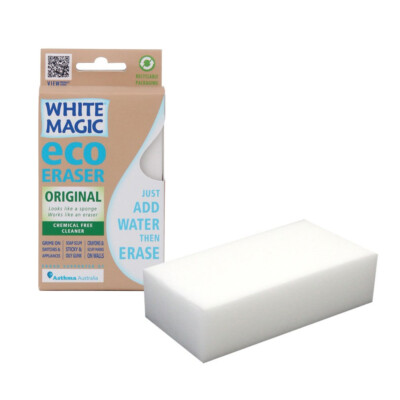 White Magic Original Eco Eraser Sponge Marks/Scuffs Cleaner Kitchen ...