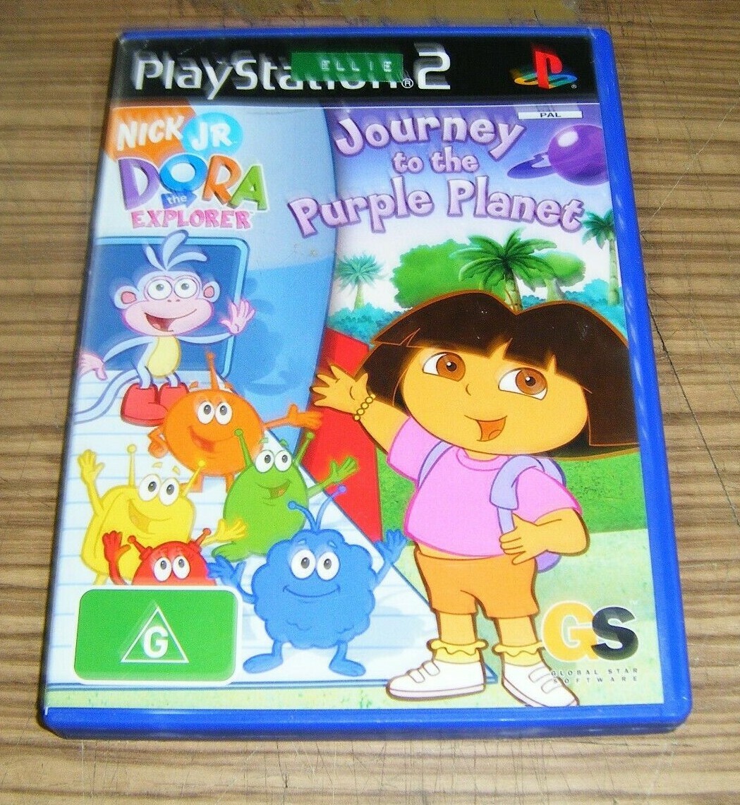 Playstation 2 PS2 Game - Dora the Explorer: Journey to the Purple ...