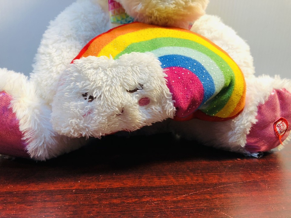 12" Animated Rainbow Unicorn 🦄Plush Peek A Boo Midwood Brands | eBay
