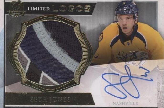 2013-14 Upper Deck The Cup - Limited Logos Autographs Seth Jones #LL-SJ ...