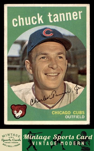 1959 Topps - Chuck Tanner - #234 Chicago Cubs | eBay