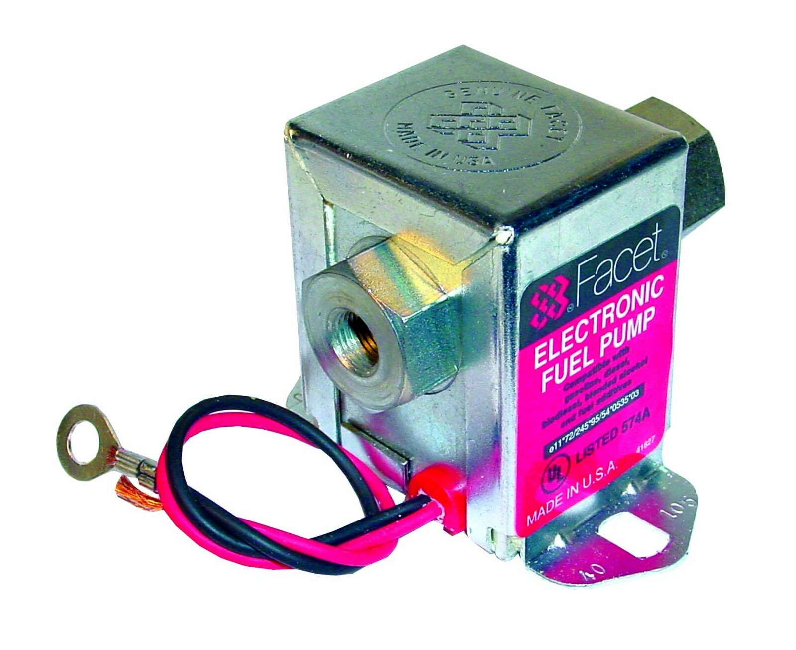 FACET SOLID STATE CUBE ELECTRIC FUEL PUMP 3.0 - 4.5 PSi BOX KIT 40105K ...