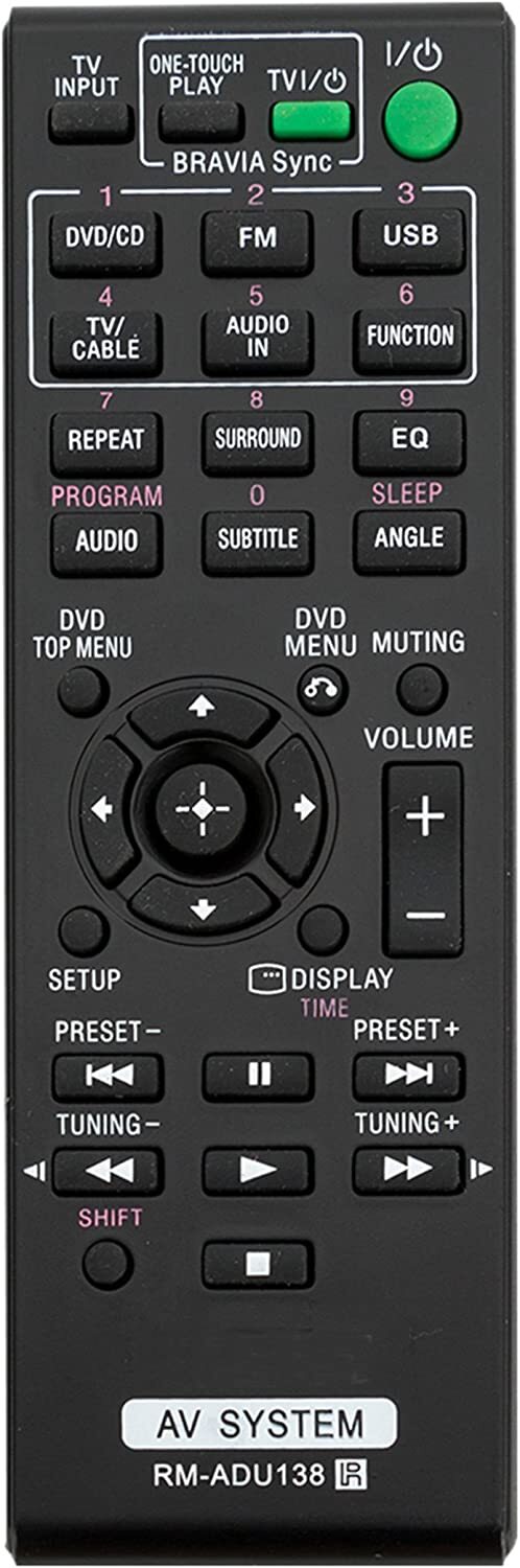 Remote Control RM-ADU138 Fit For Sony AudioVideo AV System | eBay