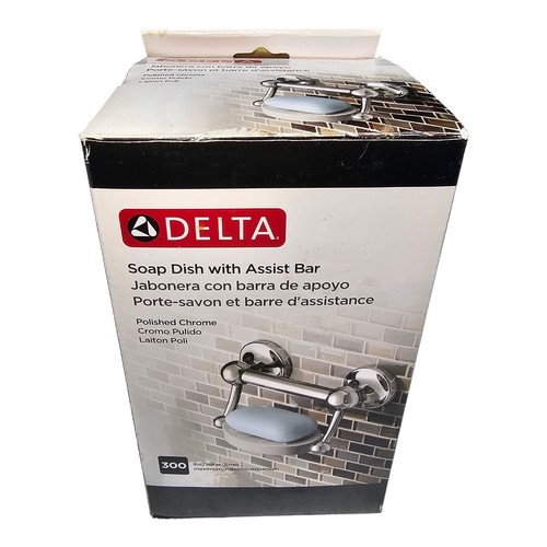 Delta Soap Dish with Assist Bar Polished Chrome DF701PC NEW ...