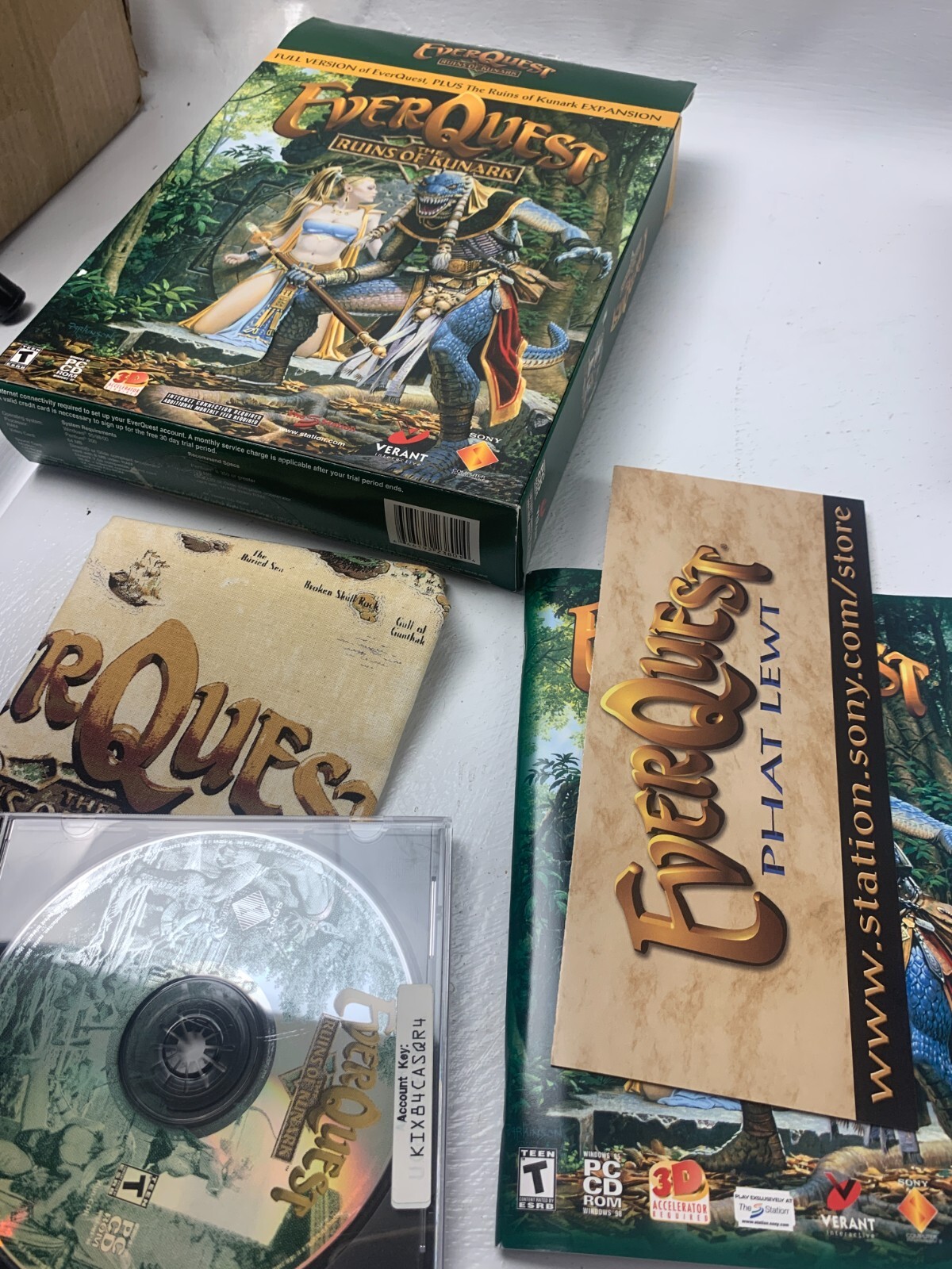 EVERQUEST Ruins of Kunark BIG BOX 2000 PC / II / Evolution / D&D Online ...