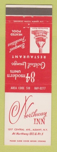 Matchbook Cover - Northway Inn Albany NY | eBay