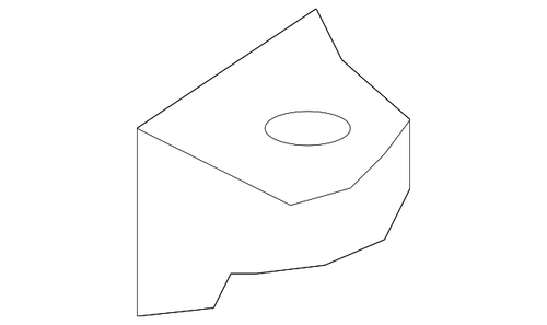 Genuine Nissan Cab Mount Bracket 95130-EA830 | eBay