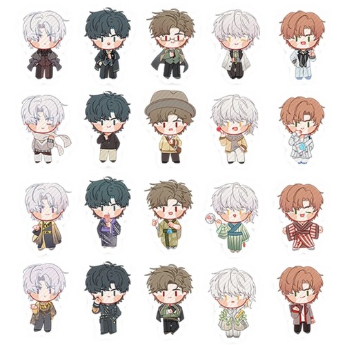 Light and Night Anime Flash Stickers Luggage Laptop Decals Notepad ...