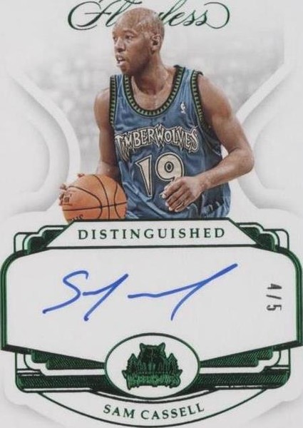 2018-19 Panini Flawless - Distinguished Autographs Green #DA-SCL Sam Cassell /5 (AU) for sale ...