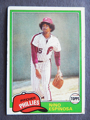 Nino Espinosa #405 Topps 1981 Baseball Card (Philadelphia Phillies) G ...