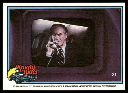 Knight Rider 1983 Donruss TV Show Card #31 (NM) | eBay