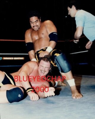 ISLANDER TAMA VS BRIAN BLAIR WRESTLER 8 X 10 WRESTLING PHOTO WWF | eBay