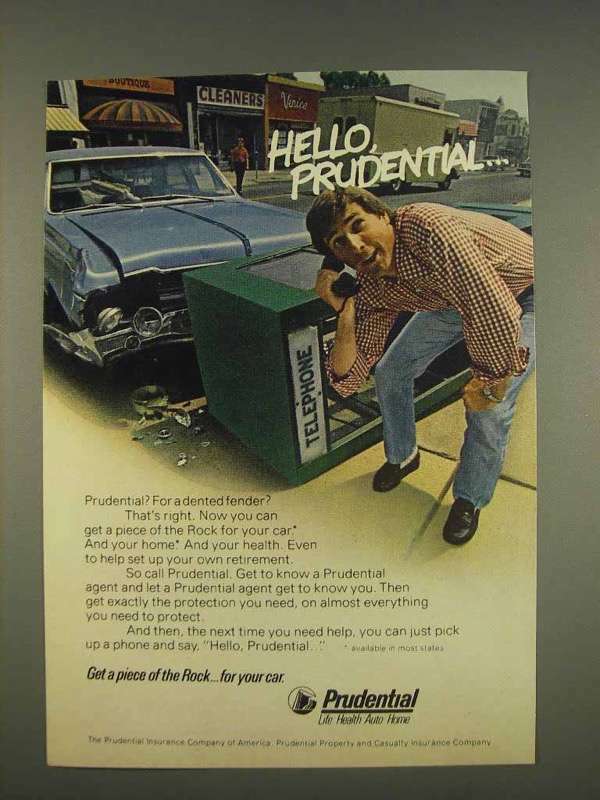 1976 Prudential Insurance Ad - Hello, Prudential | eBay